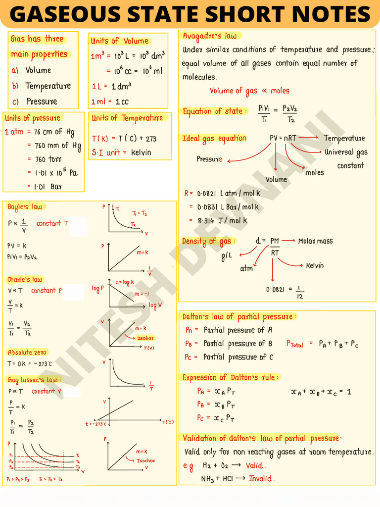 Understanding Gas Laws and Properties | PDF | Gases | Physical Phenomena