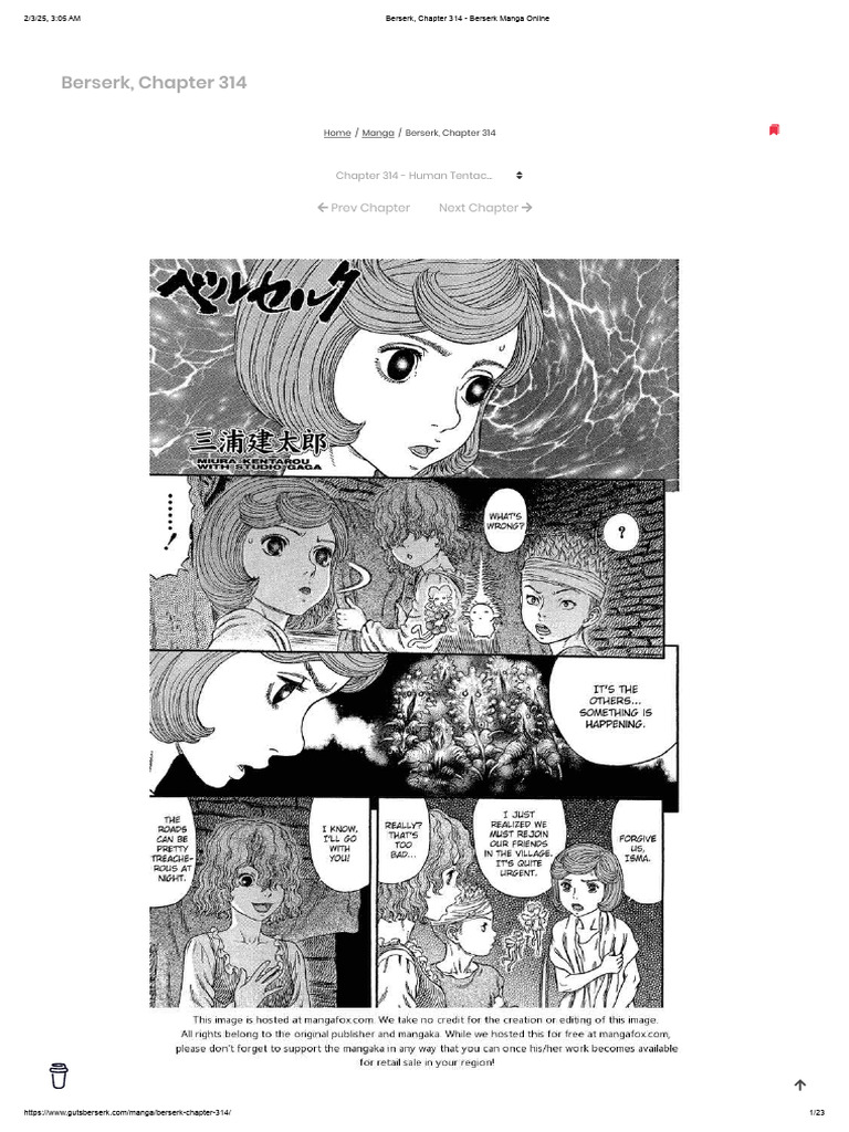 Berserk, Chapter 314 - Berserk Manga Online | PDF | Manga | Anime And Manga
