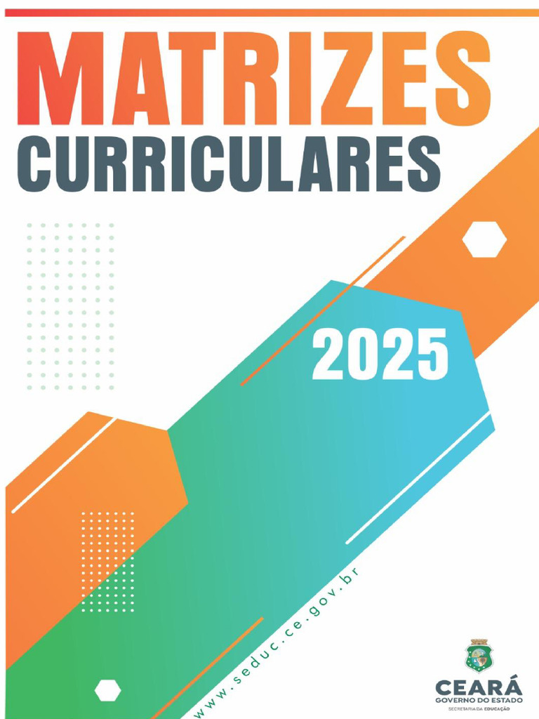 Matrizes Curriculares 2025 - Oficial | PDF | Pedagogia | Desenvolvimento profissional