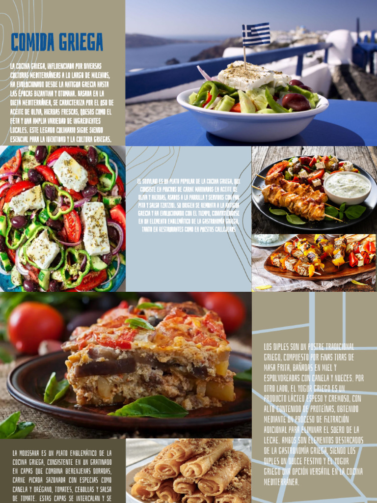 Comida Griega | PDF | Salsa | Cocina