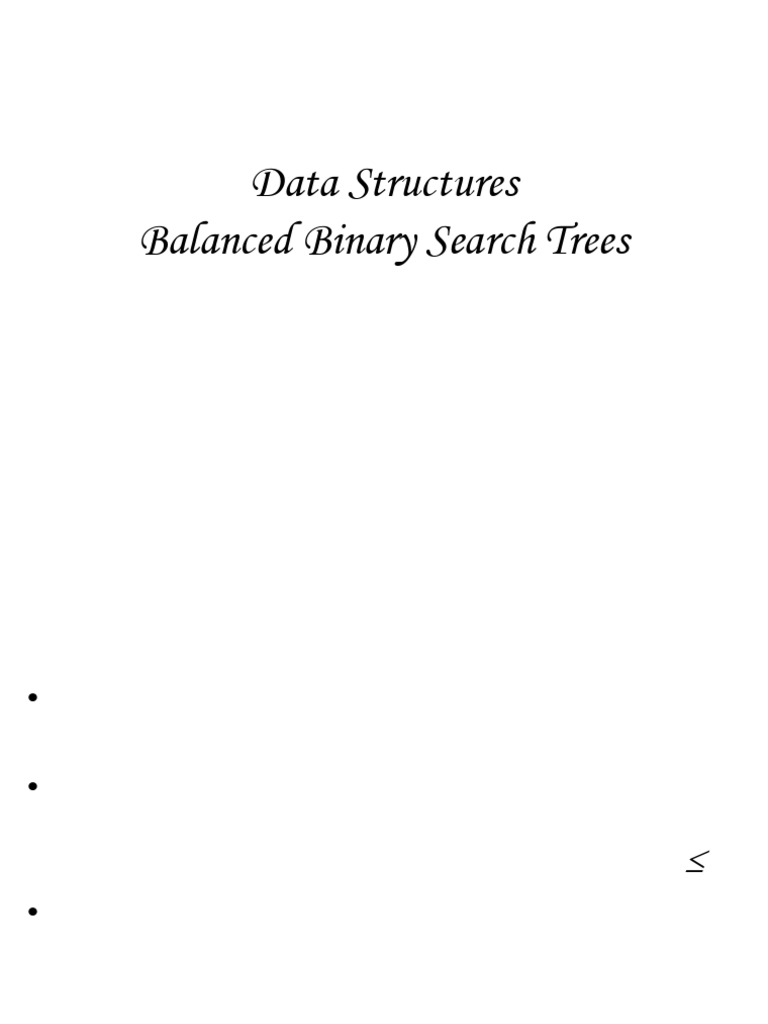 8 Balanced_BST_new | PDF | Algorithms And Data Structures 8 Balanced_BST_new | PDF | Algorithms And Data Structures