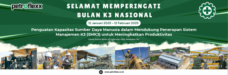 Spanduk (3x1) Bulan K3 Nasional Petroflexx 2025 | PDF