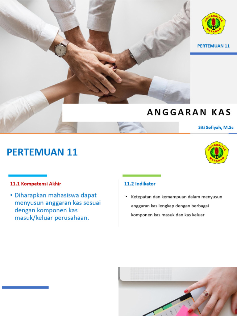 Pertemuan 11-Anggaran Kas (1) | PDF