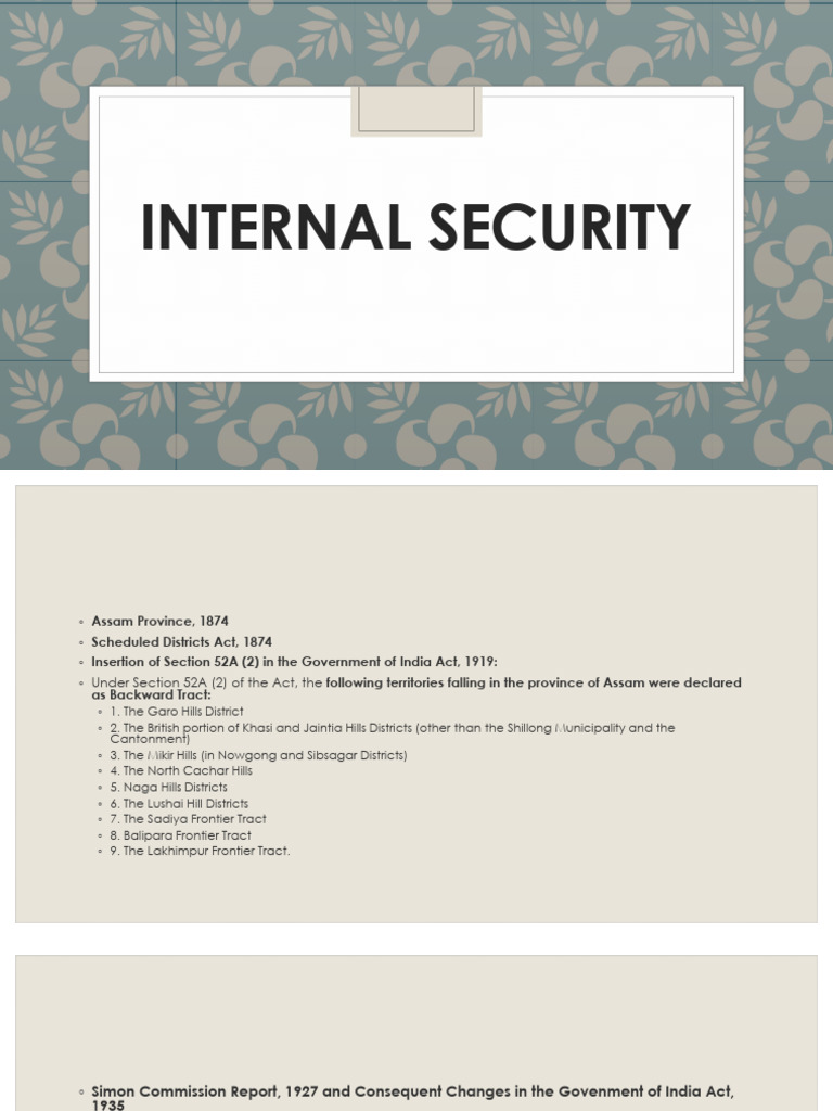 Classroom 0 INTERNAL SECURITY | PDF