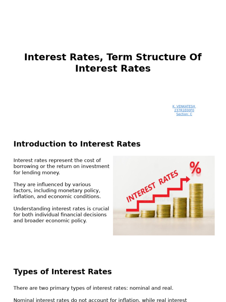 Understanding Interest Rates and Their Impact | PDF | Yield Curve ...