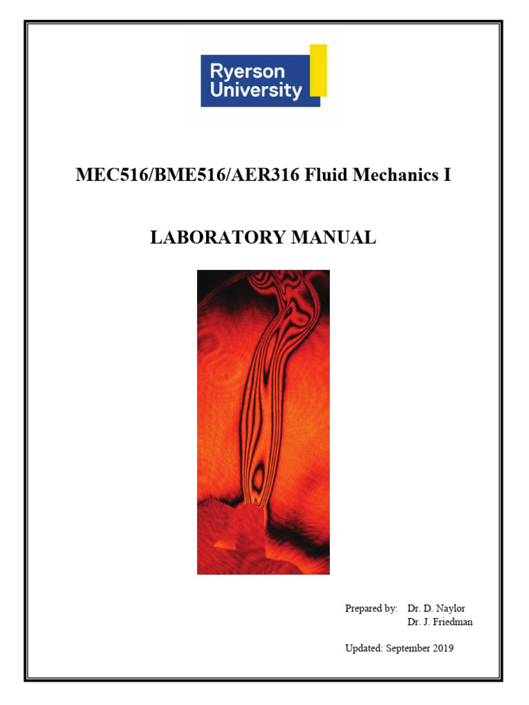 Fluid Mechanics Lab Manual Overview | PDF | Viscosity | Fluid Dynamics