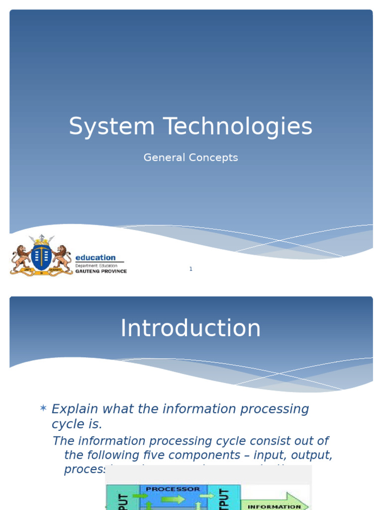 Grade 12 Term 1 Week1 - Lesson 1 - Types and Role | PDF | Information ...