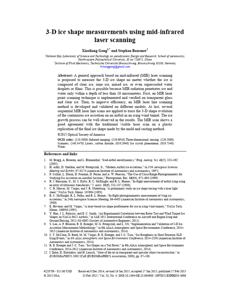 2015 Xiaoliang | PDF | Electromagnetic Spectrum | Light
