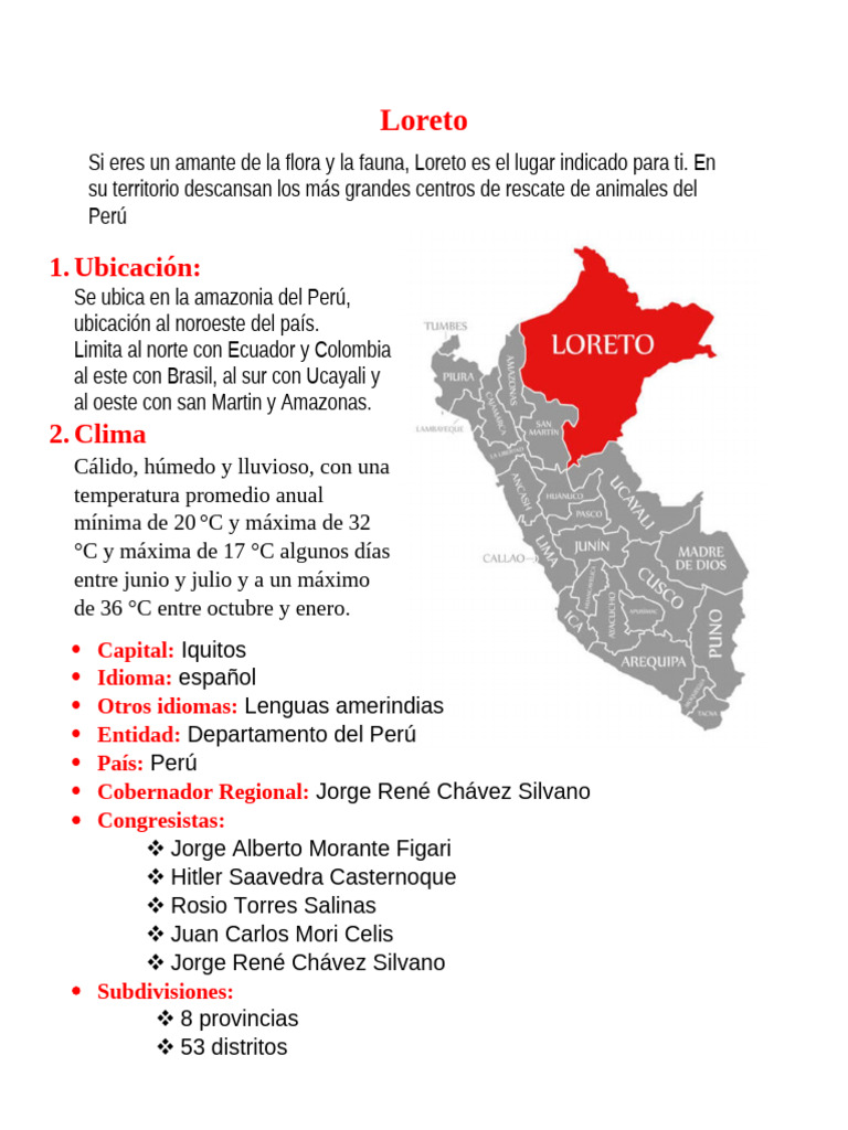 Loreto | PDF