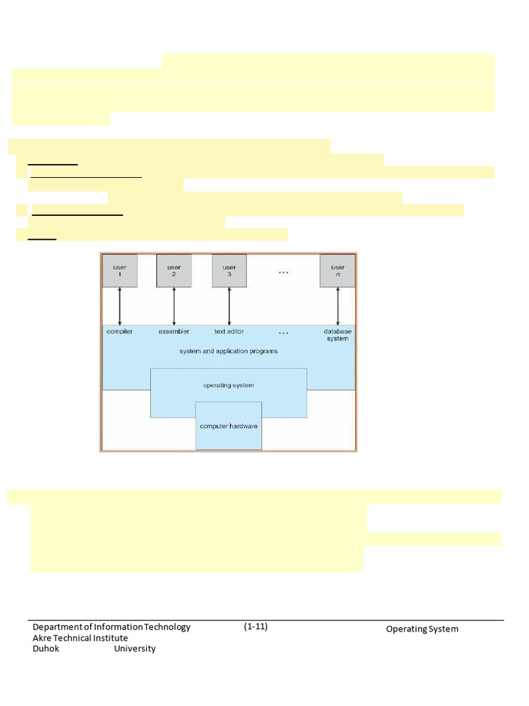 Operating System Lecture (1) . | PDF | Operating System | Programming