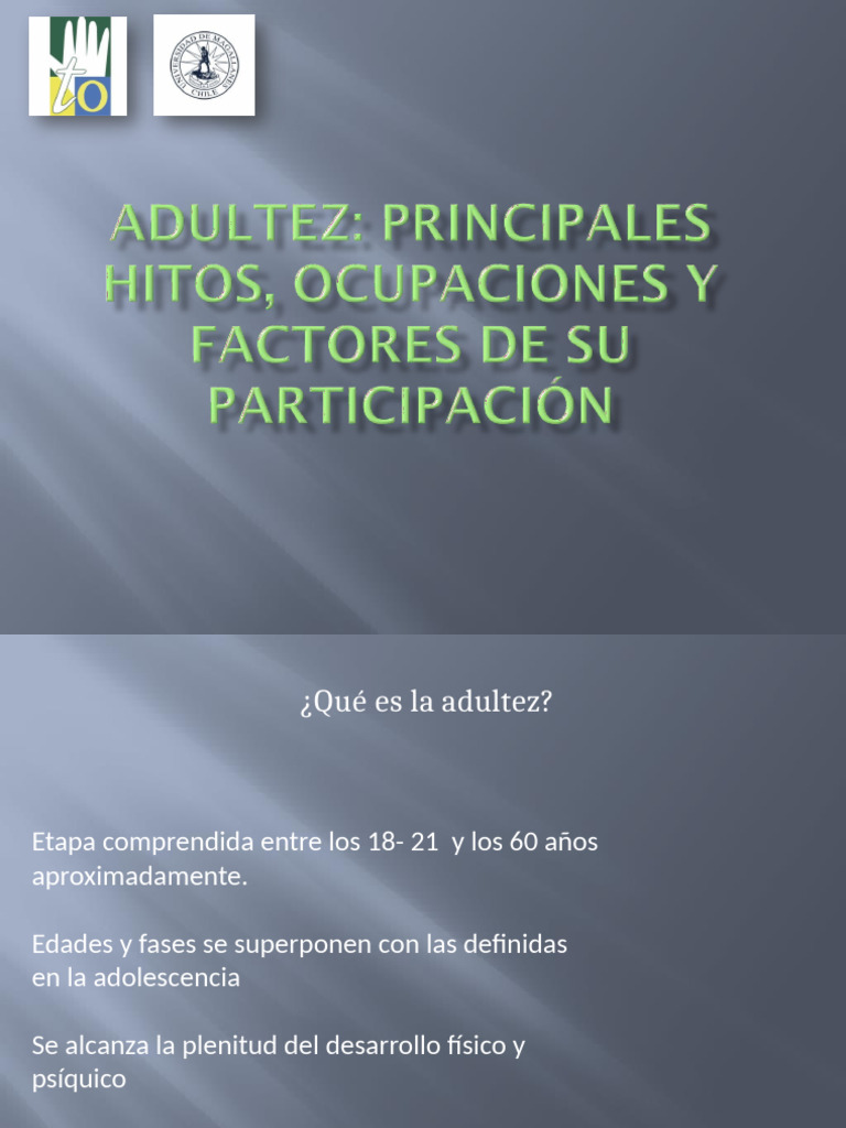 Adultez 2024 | PDF | Adultos | Vejez