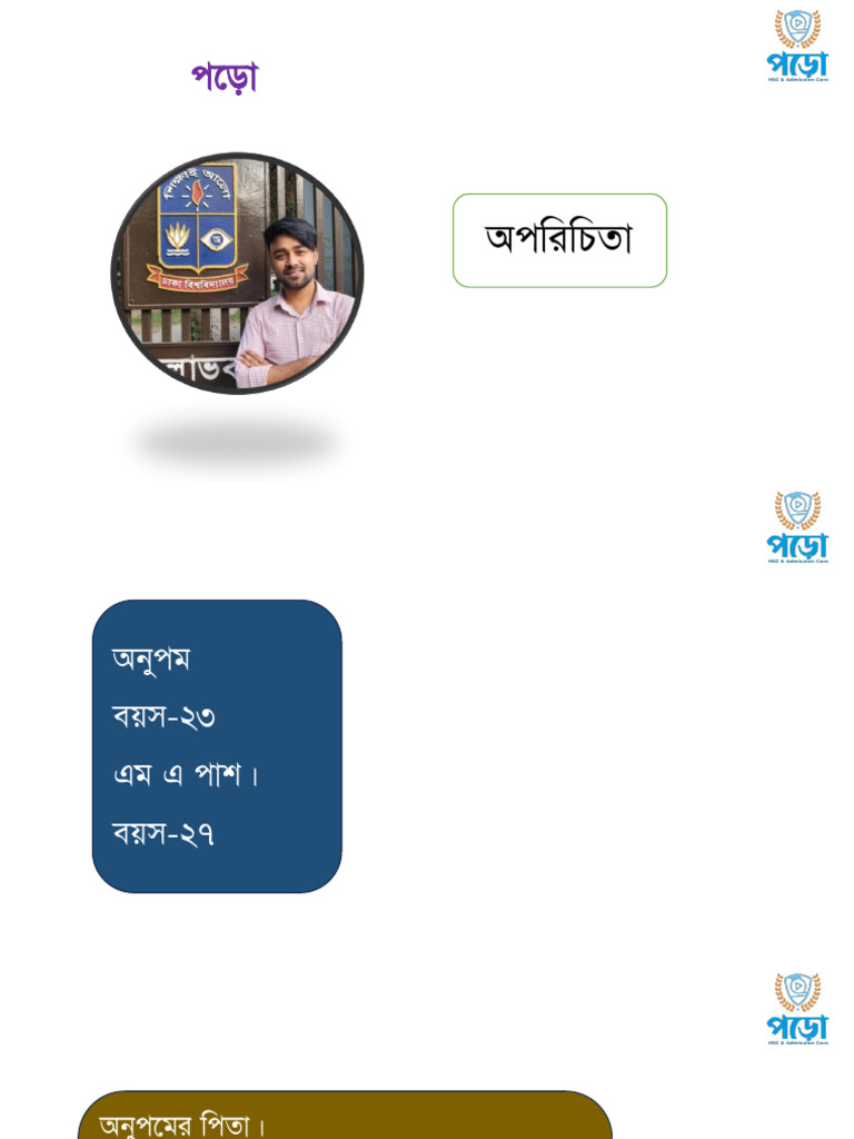 HSC& Admission Care: Galib Mahmud | PDF