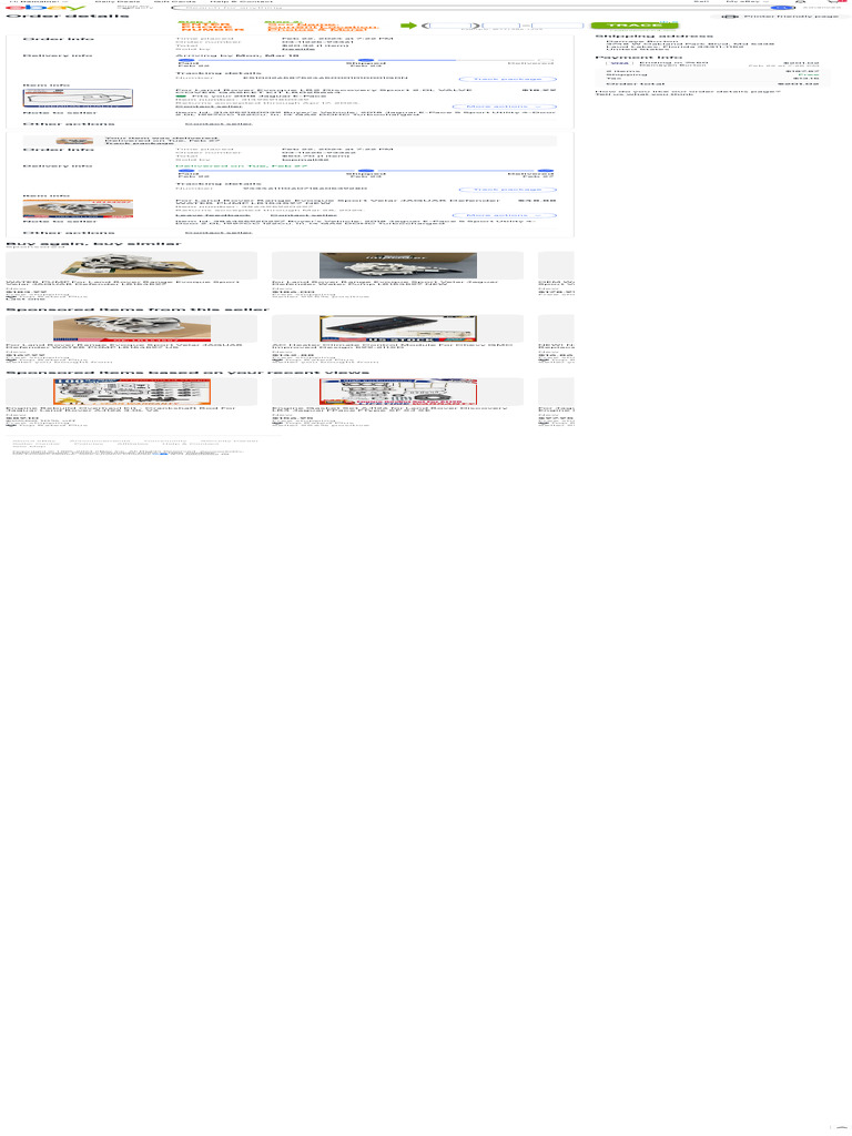 Order details eBay | PDF | V6 Engine | E Bay