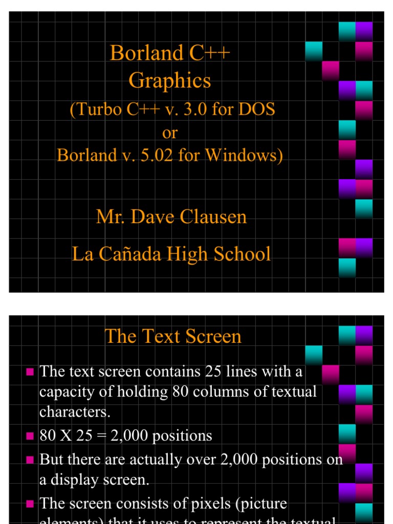 Borland Graphics | PDF | Circle | Ellipse