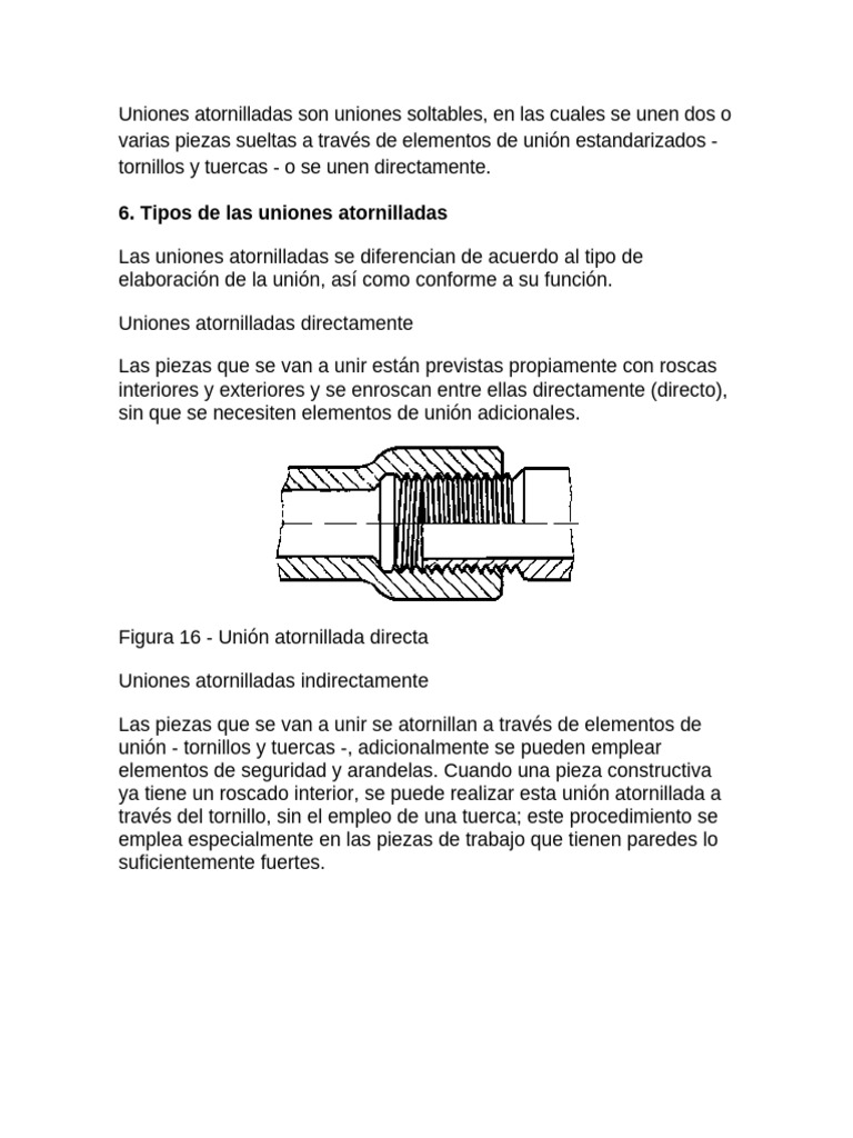 Uniones Atornilladas | PDF