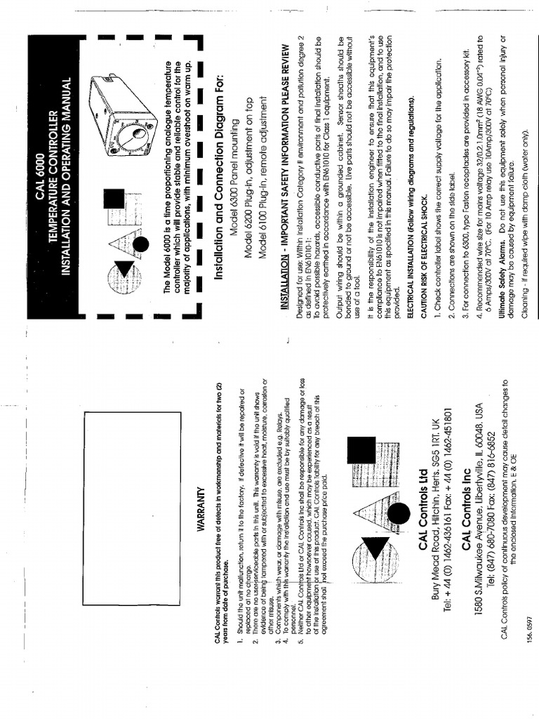 6000 Full Manual | PDF