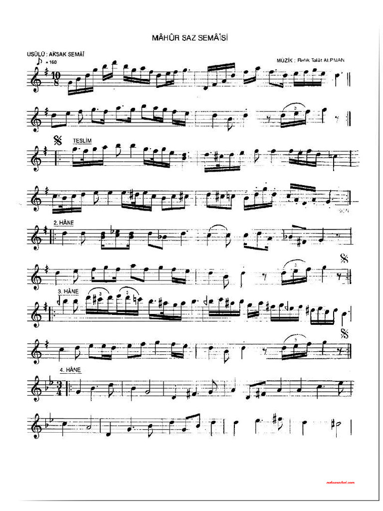 mahur saz semaisi | PDF