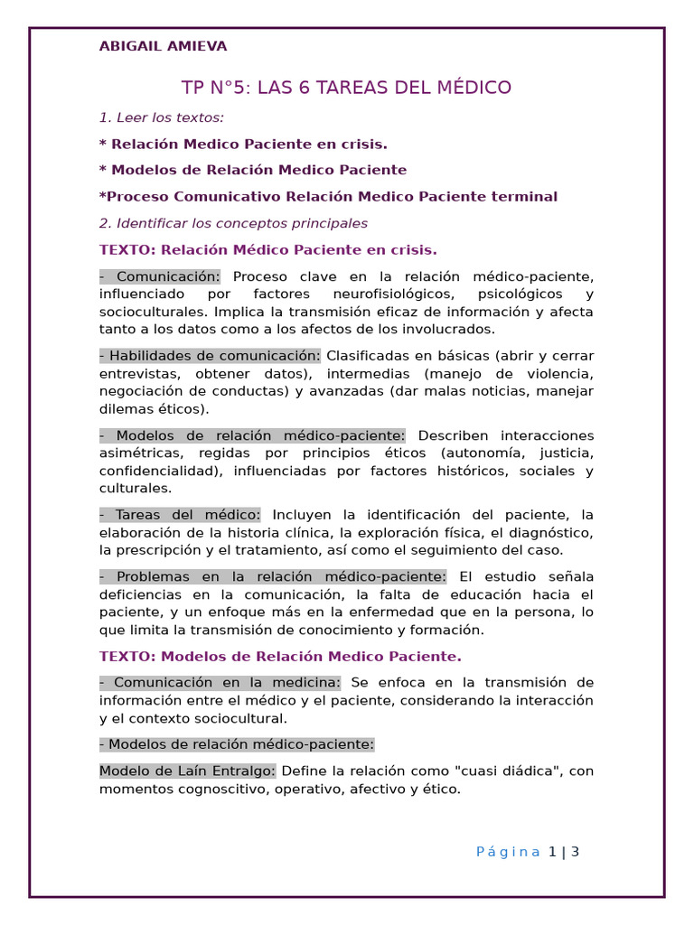 TP N5, Antropología | PDF | Bioética | Sicología