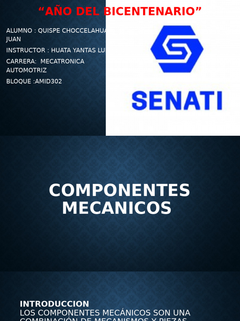 Componentes Mecanicos | PDF