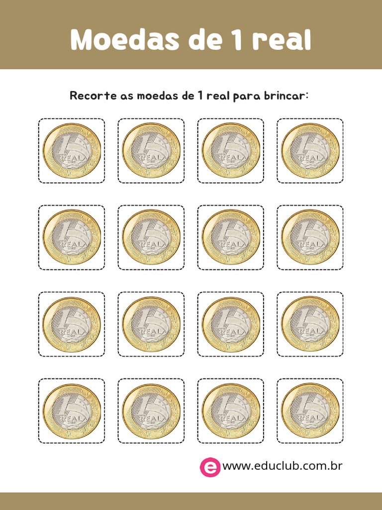 Moedas para Imprimir | PDF