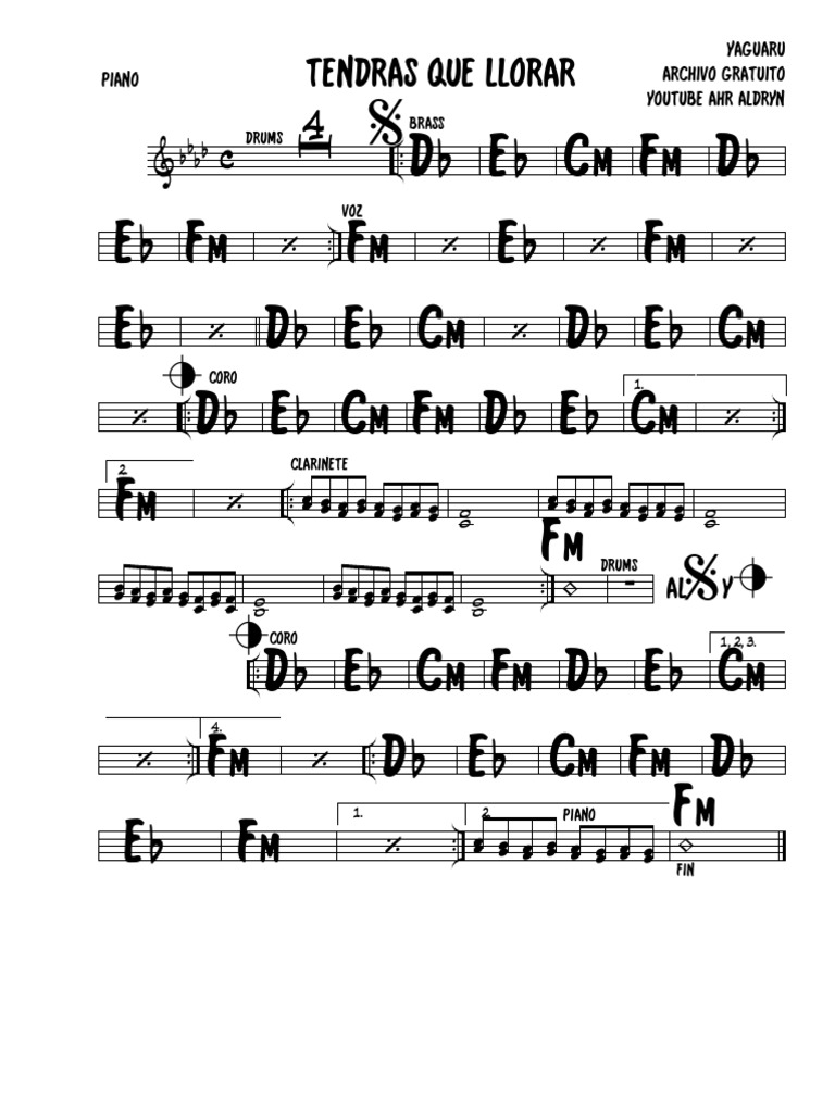 TENDRAS QUE LLORAR | PDF
