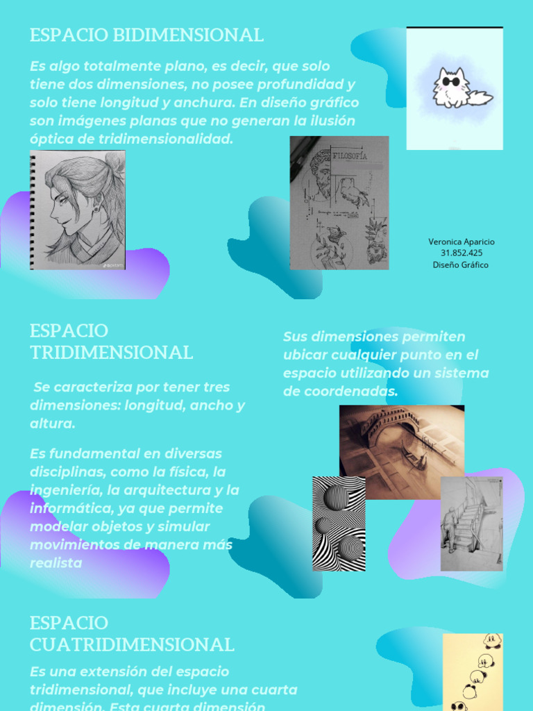 La Bidimensionalidad - 20240825 - 005233 - 0000 | PDF | Dimensión | Espacio