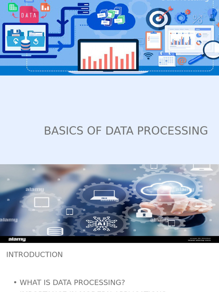 Data Processing Presentation With Design | PDF