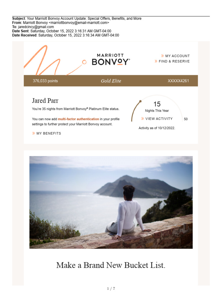 2022-10-15-Your Marriott Bonvoy Account Update - Special Offers ...