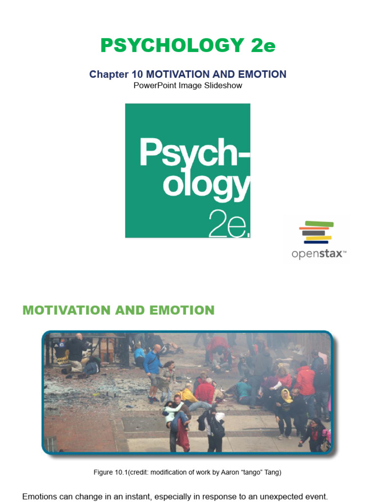 OpenStax Chapter 10 Slides Emotion and Motivation | PDF | Obesity | Emotions