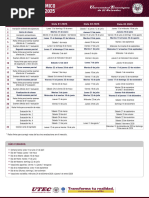 UTEC Calendario Academico 2024 | PDF