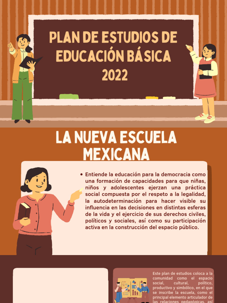 La Nueva Escuela Mexicana. Plan de Estudio 2022 | PDF | Plan de ...