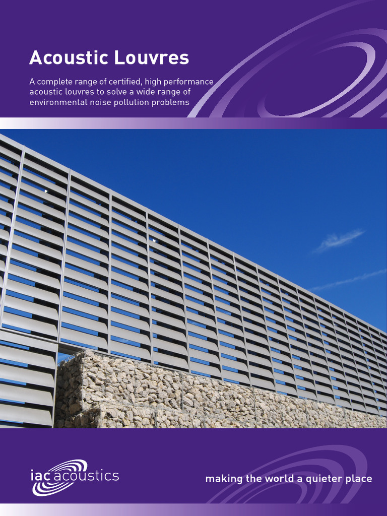IAC Louvre Brochure | PDF | Acoustics | Noise