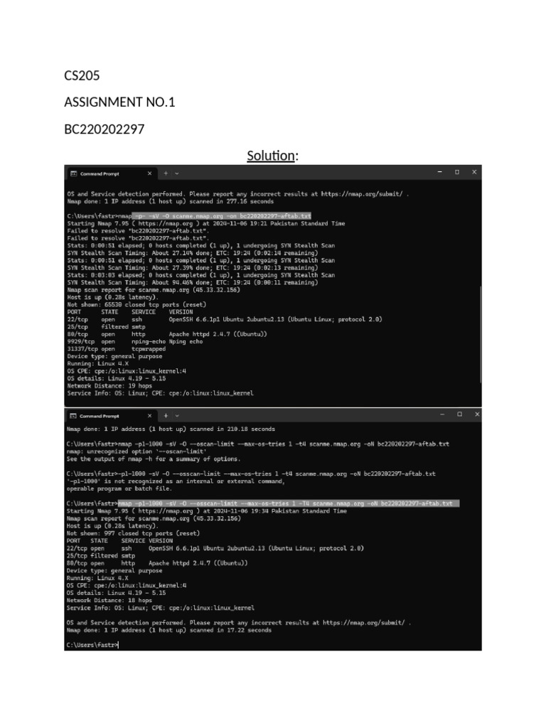 cs205 Assignment No 1 | PDF