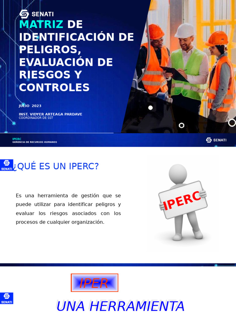 IPERC - PDR | PDF | Evaluación de riesgos | Riesgo