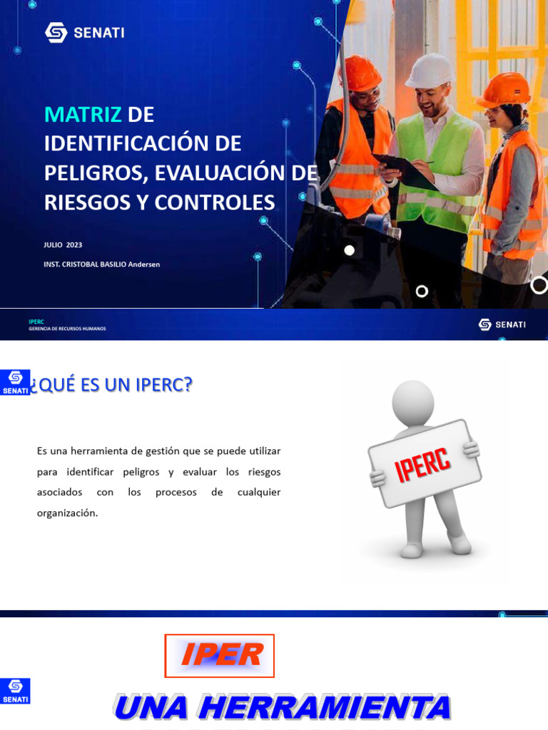 IPERC - PDR | PDF | Evaluación de riesgos | Riesgo