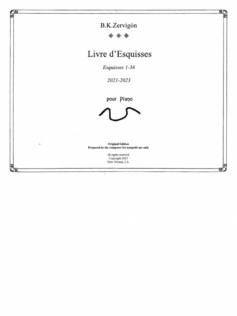 IMSLP864311 PMLP1359918 Livre D'esquisses | PDF