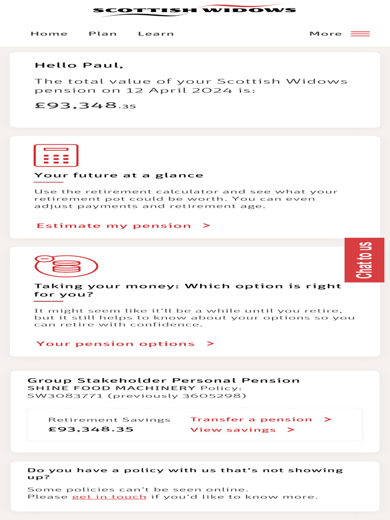 Pension Home Scottish Widows | PDF