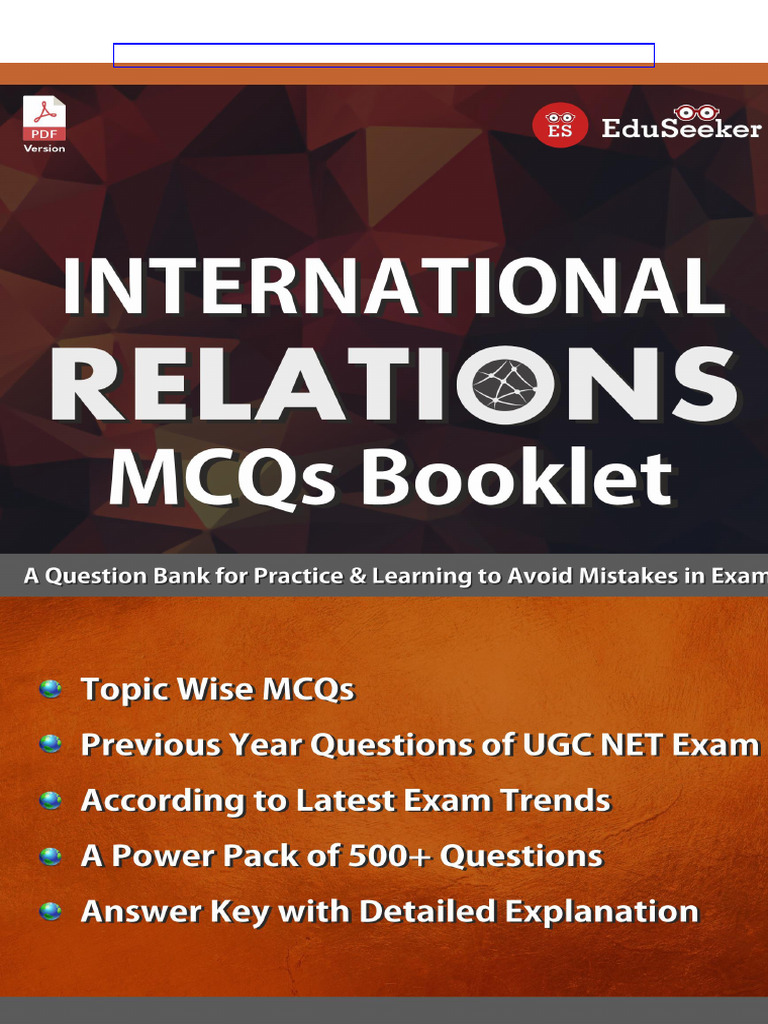 International Relations MCQ | PDF | Postmodernism | Global Politics