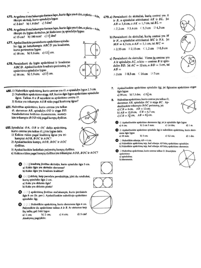 Apskritimas | PDF