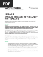 HIT-6 Headache Impact Assessment Tool | PDF | Headache | Pain