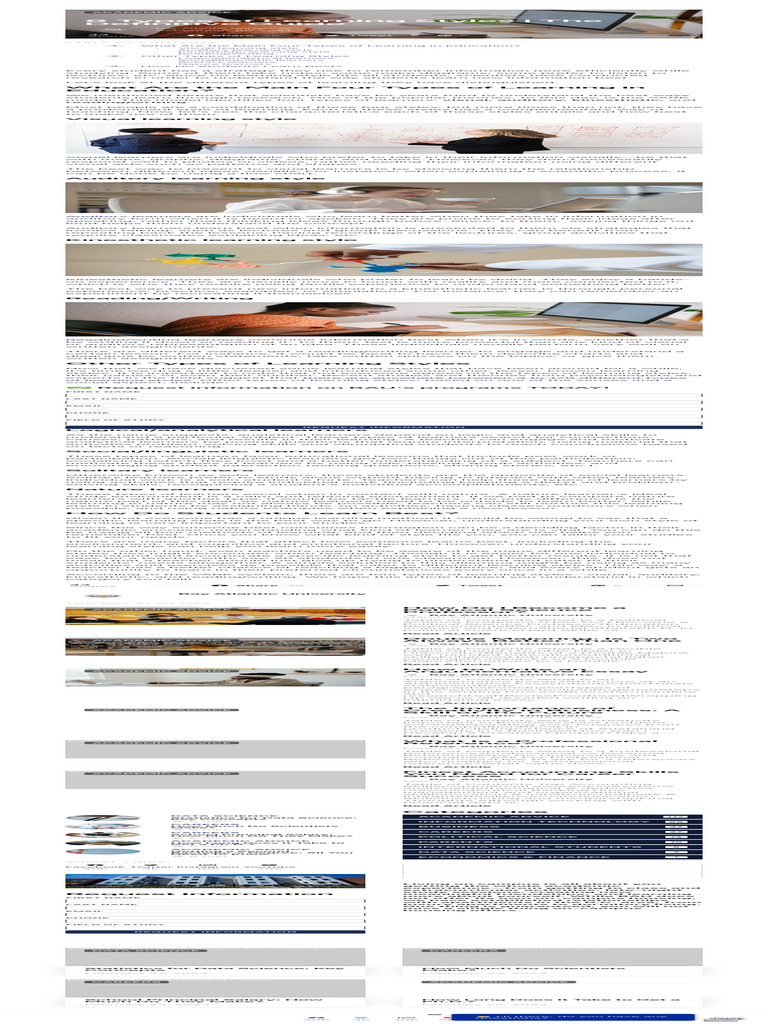 8 Types of Learning Styles The Definitive Guide | PDF | Learning Styles ...