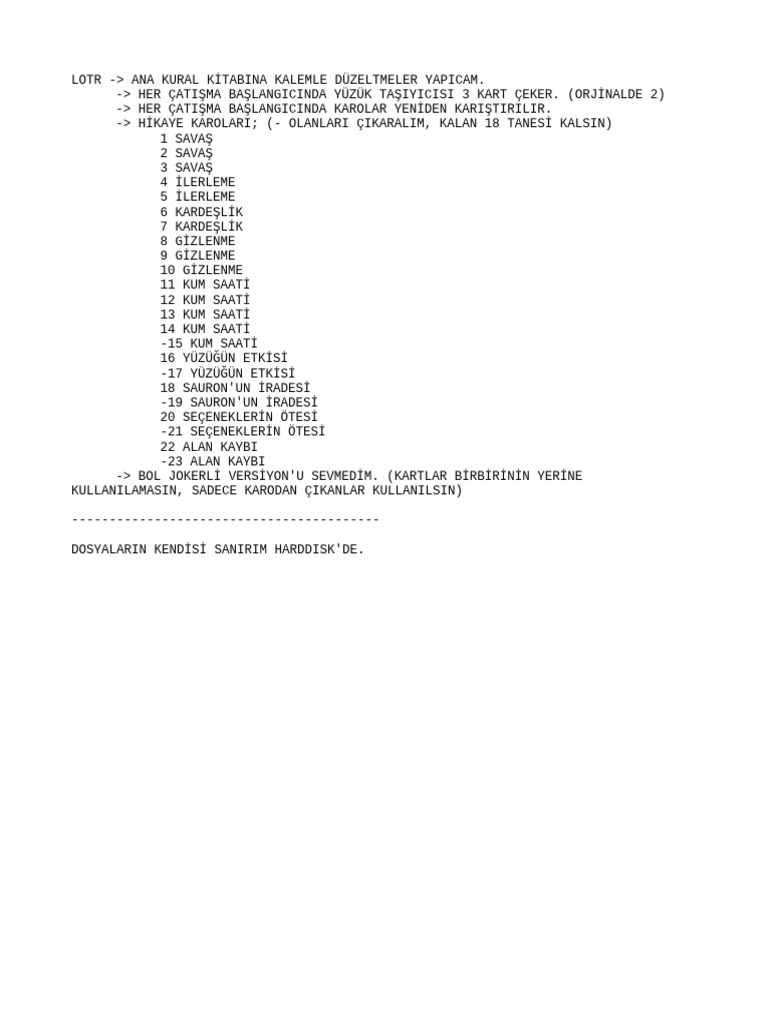 LOTR | PDF