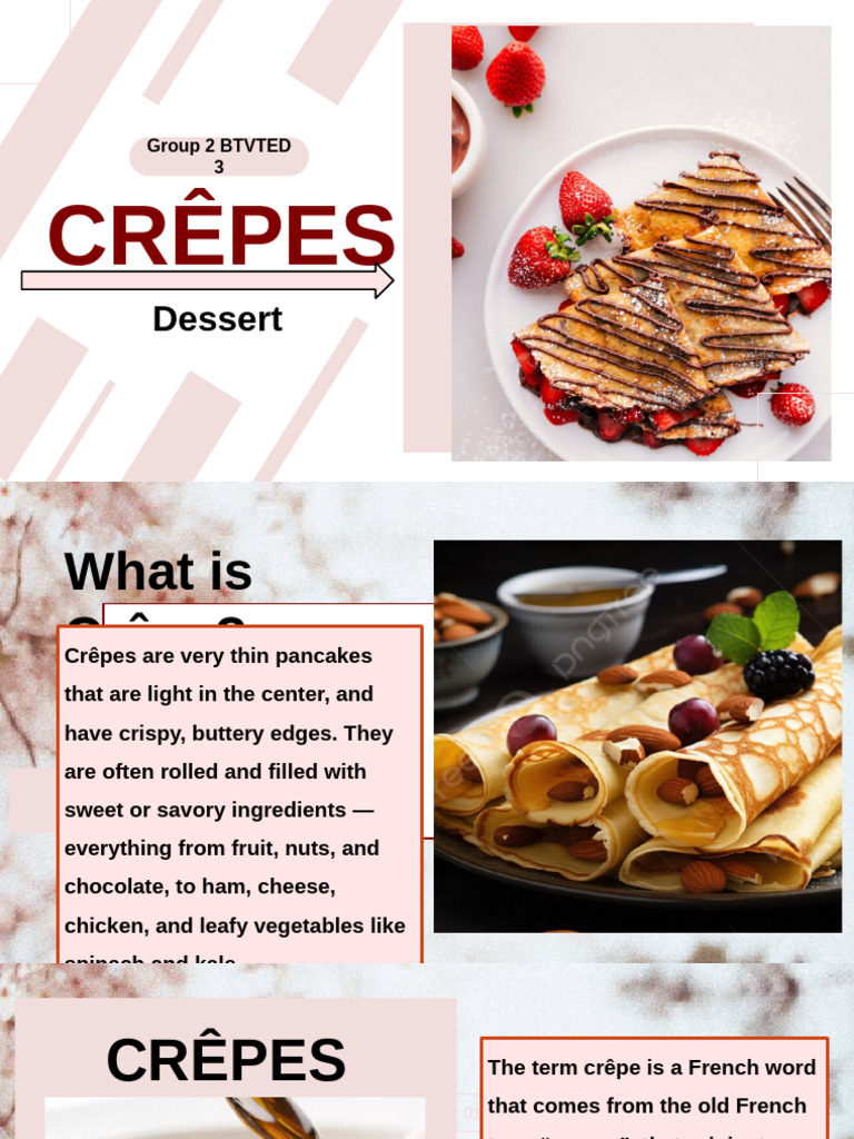 Crêpes Dessert Wps Office | PDF | European Cuisine | Cooking