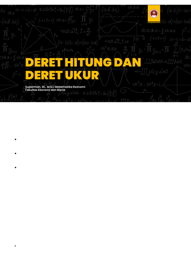 Deret Hitung | PDF