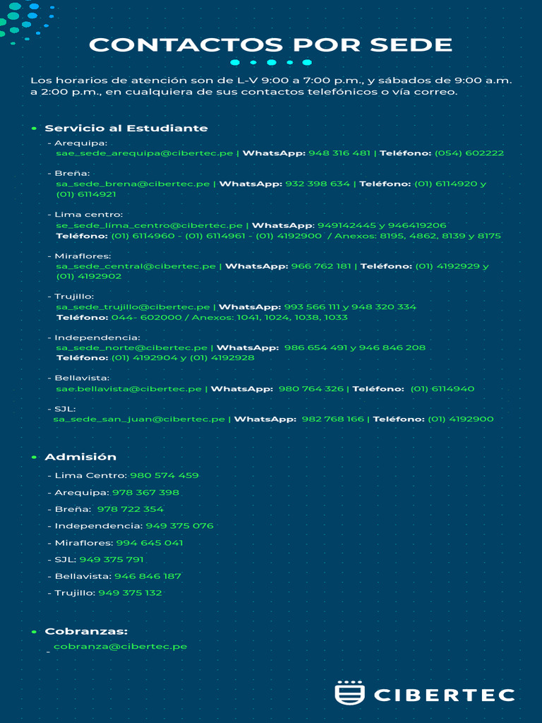 Contacto Sae Adm Cob | PDF
