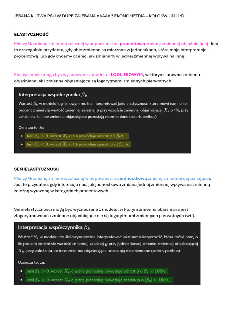 EKONOMETRIA Skibidi | PDF
