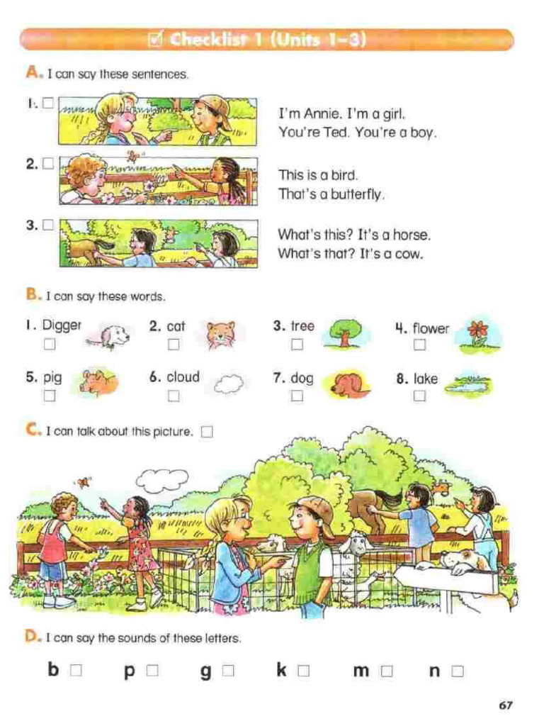 English Time 1 Unit 1-3 - Watermarked - 1 | PDF