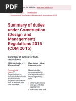 CDM 2015 Guidance and Resources | PDF