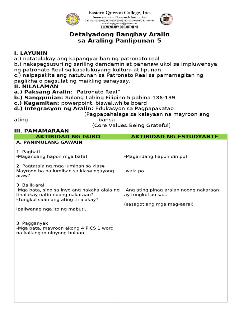 Lesson-Plan-AP-I-Igalang-ang-Bandila-Ipagmalaki-ang-Bansa-1-Copy | PDF