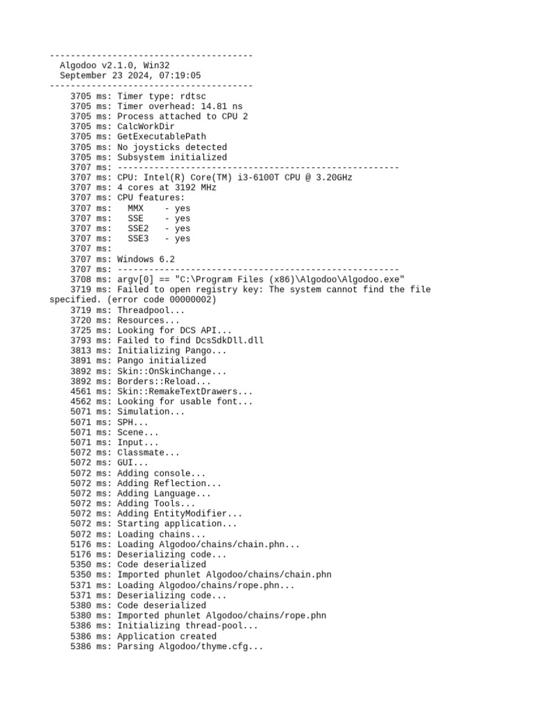 Logfile16136 | PDF | Computing | Computer Architecture Logfile16136 | PDF | Computing | Computer Architecture